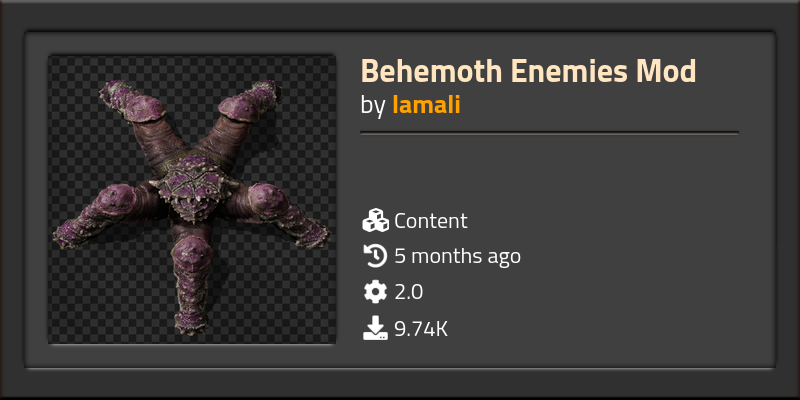 글레바 베히모스 모드 - 팩토리오 마이너 갤러리