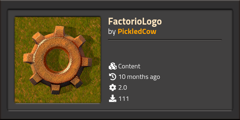 Factorio Logo
